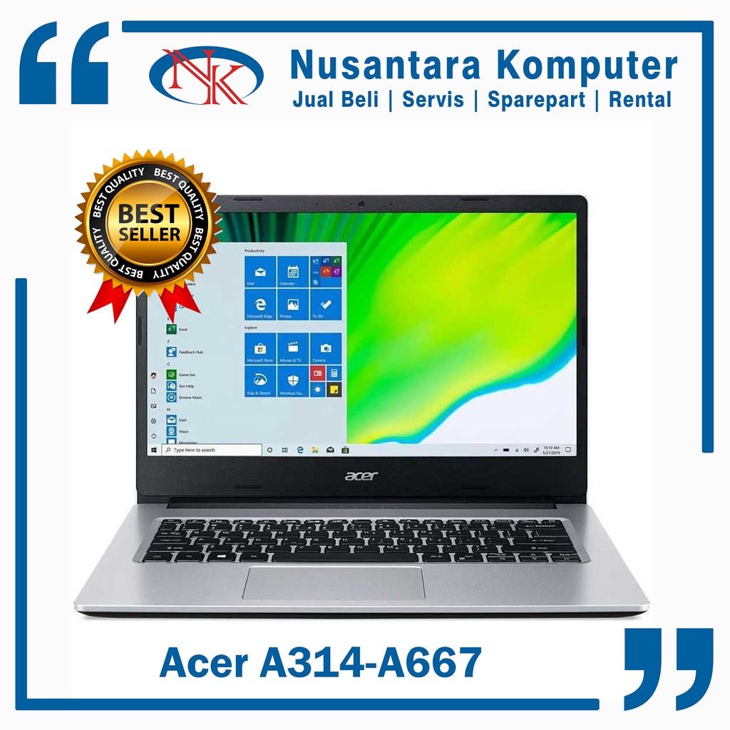 Jual Laptop Acer Baru Tipe A314-A667 | Shopee Indonesia