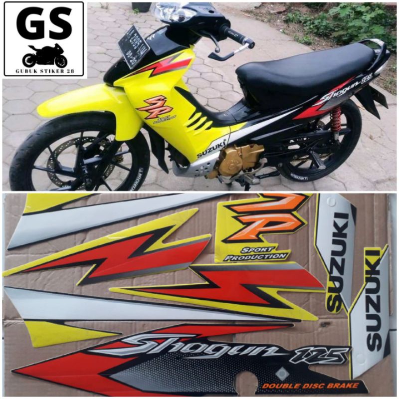 Jual STRIPING STIKER LIS BODY MOTOR SUZUKI SHOGUN SP 125 TAHUN 2005 ...