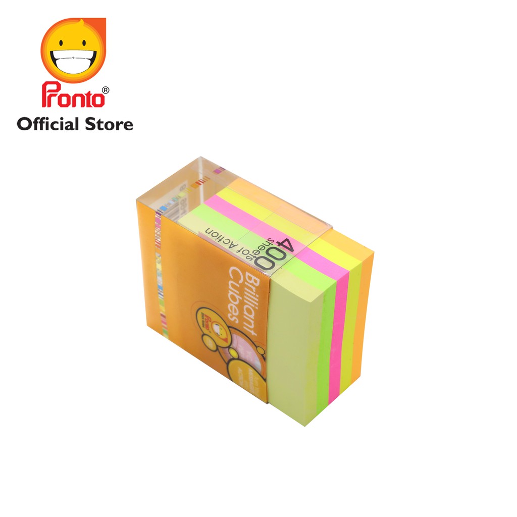Jual Pronto Sticknotes Briliant Cube (75 x 75 mm) | Shopee Indonesia