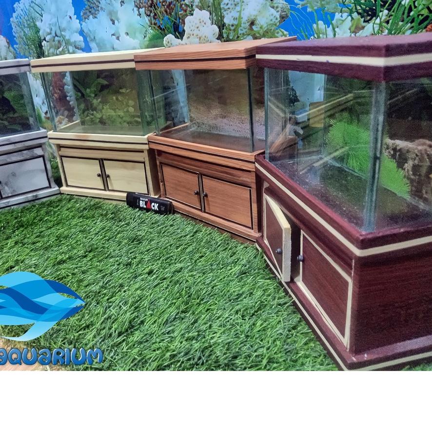 Jual Aquarium Mini + Meja lemari Free Batu Hias / Aquarium Cupang ...
