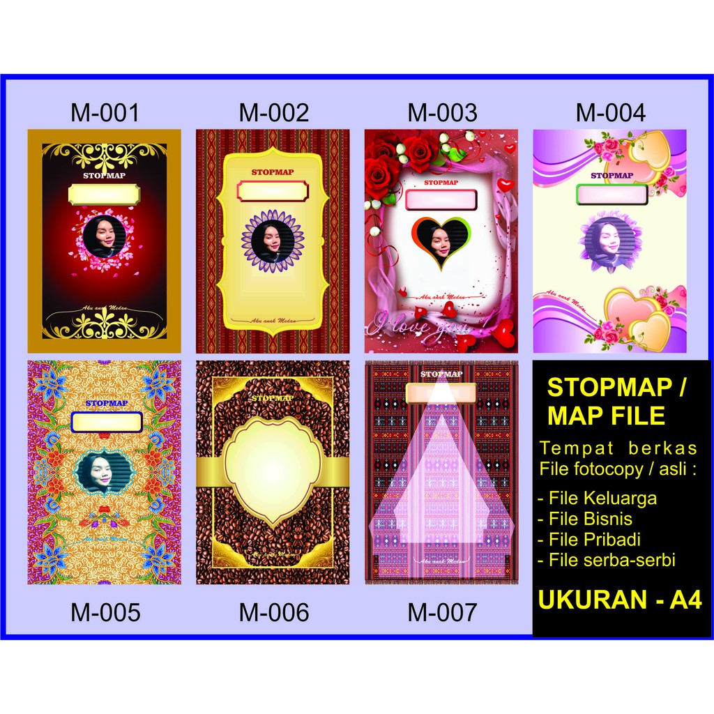 Jual stopmap / map file kertas A4 - kampung kreasi | Shopee Indonesia