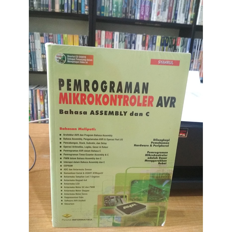 Jual Buku Original PEMROGRAMAN MIKROKONTROLER AVR Bahasa ASSEMBLY dan C ... Jual Buku Original PEMROGRAMAN MIKROKONTROLER AVR Bahasa ASSEMBLY dan C ...