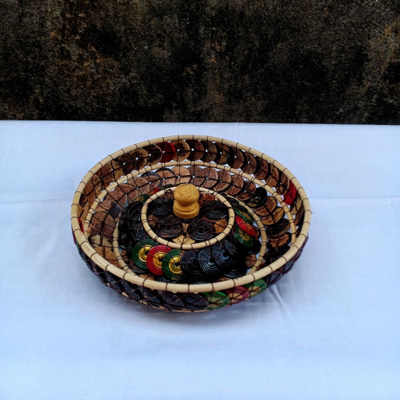 Jual Set Bokor Batok Kelapa Bulat Small / Bokor Banten / Bokor Pemuspan ...