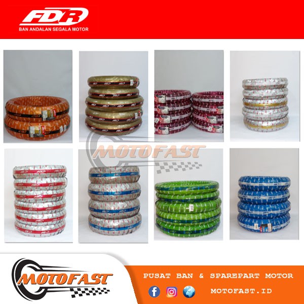 Jual BAN MOTOR FDR SOFT COMPOUND TL 90/80-17 SPORT MP 96 SATRIA FU ...