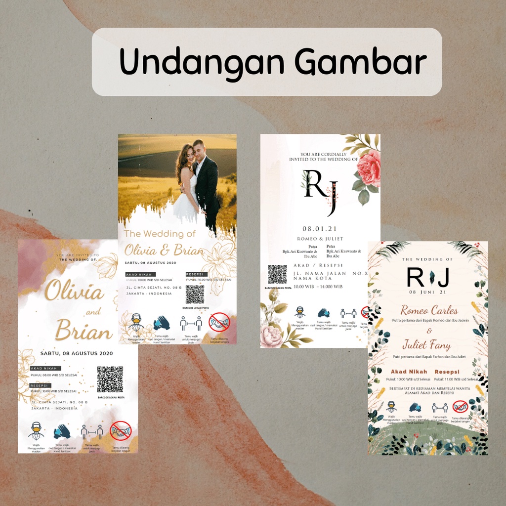 Jual Undangan Digital Part 2 | Shopee Indonesia