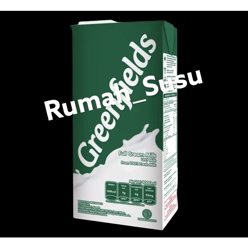 Jual Greenfields UHT Full Cream 1 Liter 100% Original Murah | Shopee ...