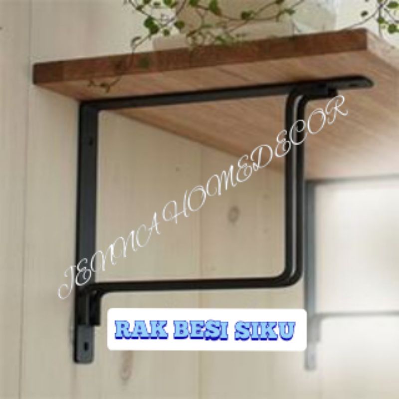 Jual SIKU RAK DINDING BESI L BRACKET AMBALAN PENYIMPANAN SERBAGUNA ...
