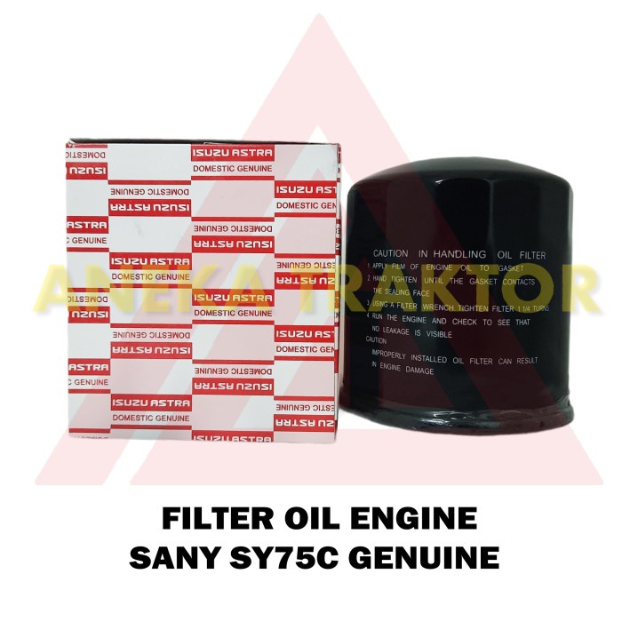 Jual FILTER OIL ENGINE SANY SY75C GENUINE | Shopee Indonesia