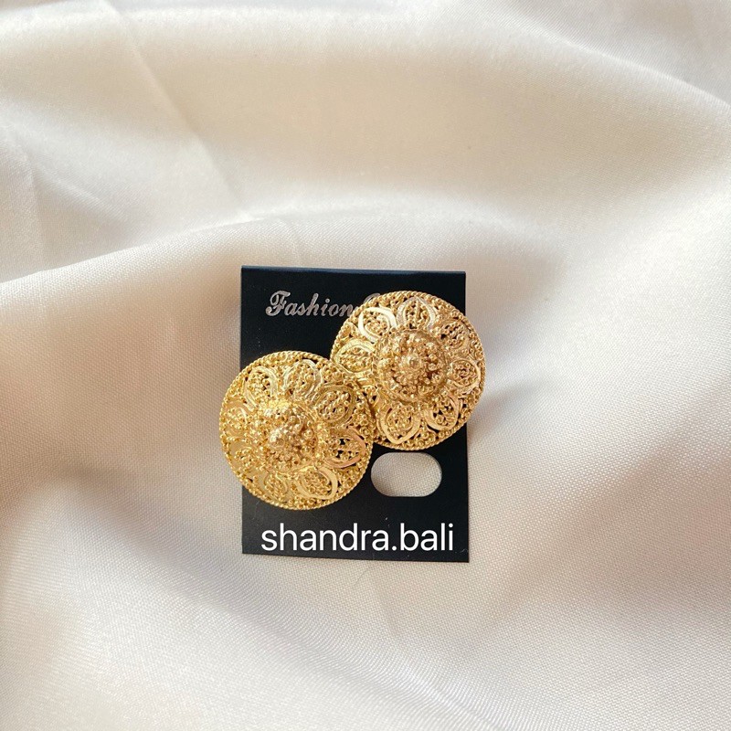 Jual Sumpel Anting Polos Alpaka Bali Gold | Shopee Indonesia