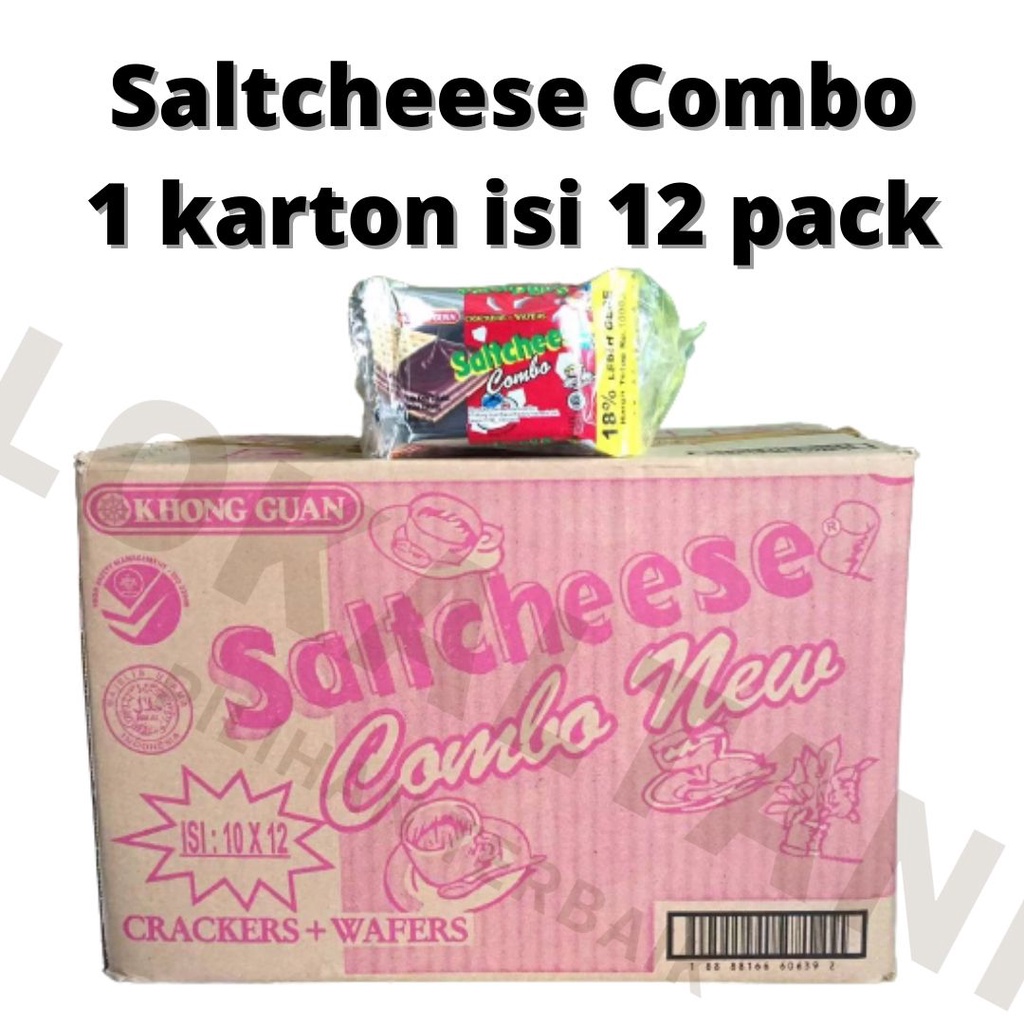 Jual Khong Guan Saltcheese Wafer Combo 10 sachet - 1 KARTON | Shopee ...
