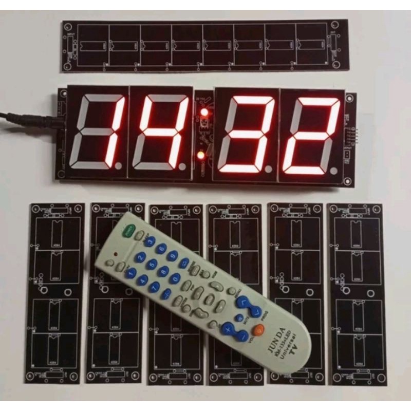Jual PCB Jam Digital 2.3 Inch Seven 7 Segment Jadwal 1 inch | Shopee ...