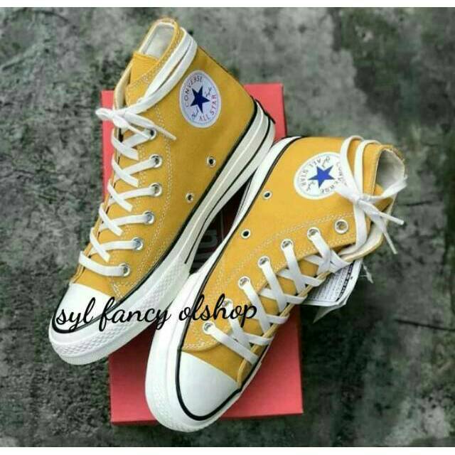 Jual Sepatu Converse High Yellow Sun Flowers 70s All Stars CT Original ...