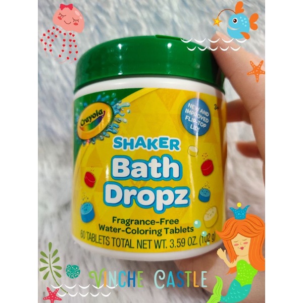 Jual Crayola Shaker Bath Dropz Non Toxic for kids (Made in USA ...