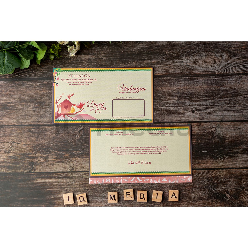 Jual TC 108 Blanko Undangan | Blangko Undangan | Undangan Murah ...