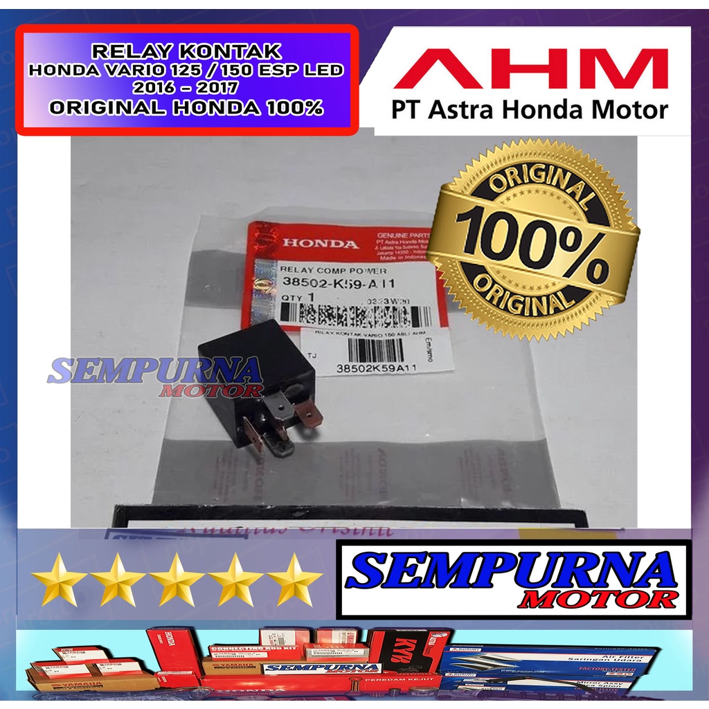 Jual 38502-K59-A11 Relay Comp Power Rilay Kontak Vario 125 150 Esp LED ...