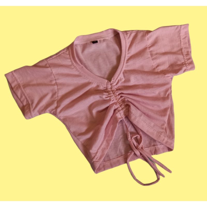 Jual CROP SERUT / CROP SERUT ANAK / CROP TOP ANAK / BAJU ANAK | Shopee ...