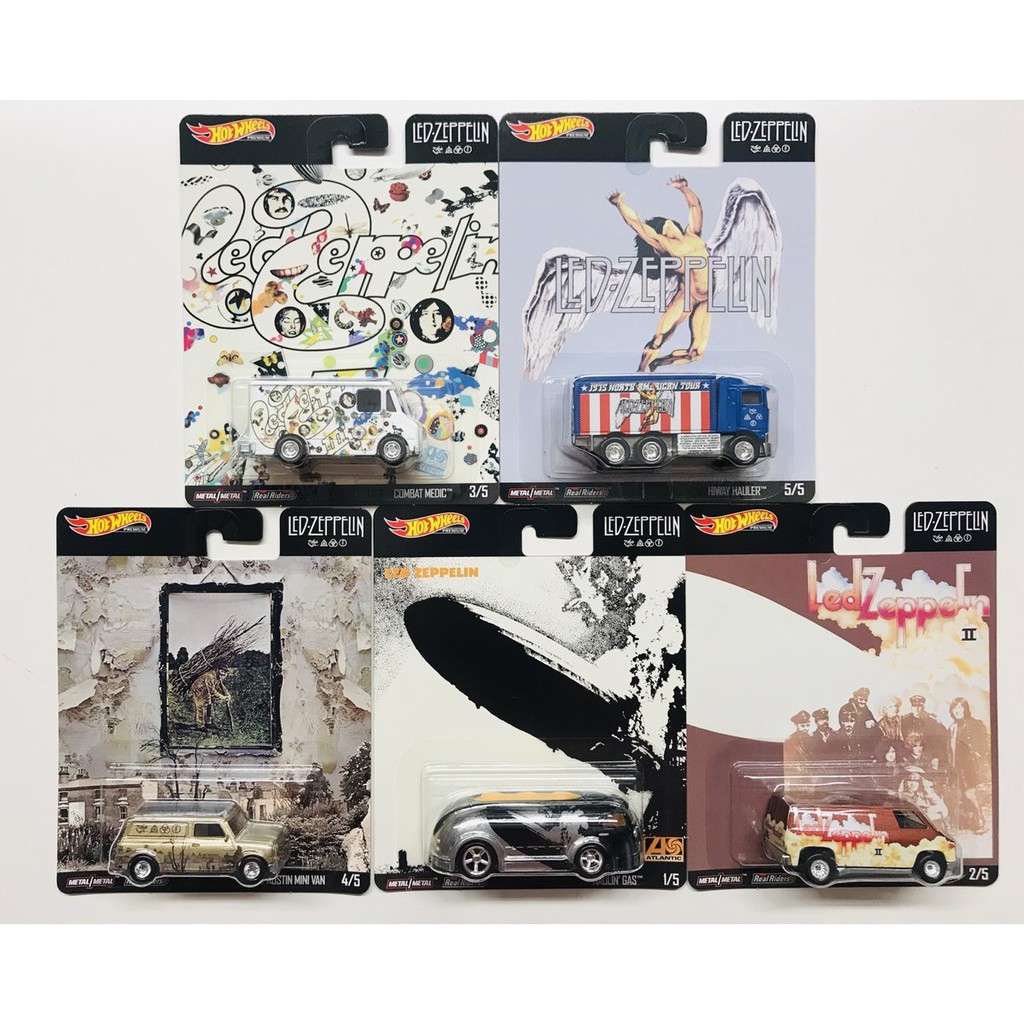 Jual Diecast Hot Wheels LED ZEPPELIN Pop Culture Austin Mini Van Haulin ...