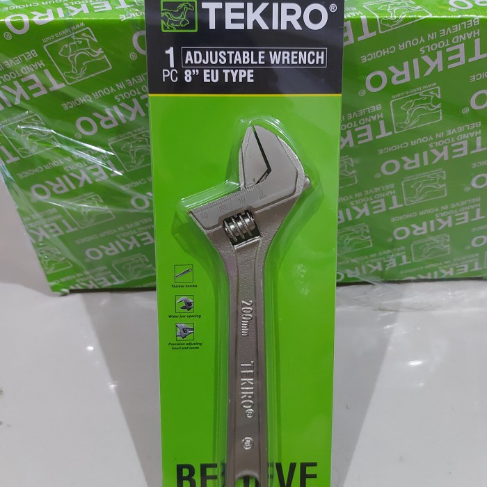 Jual Tools-Hand- Kunci Inggris Tekiro 8" / Adjustable Wrench Tekiro 8 ...