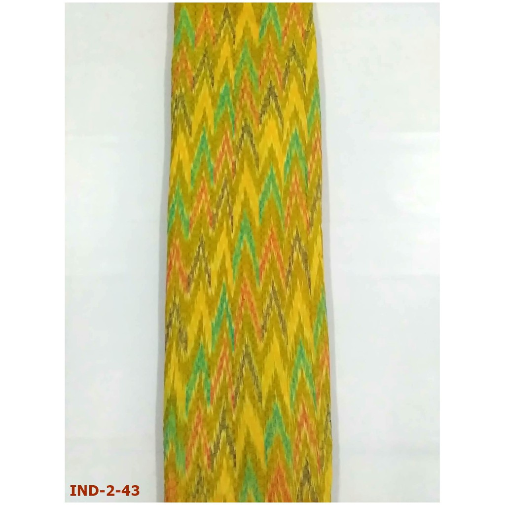 Jual Kain Tenun Dobby Ikat Sutra Bugis Makassar Kuning - Tenun Sengkang ...