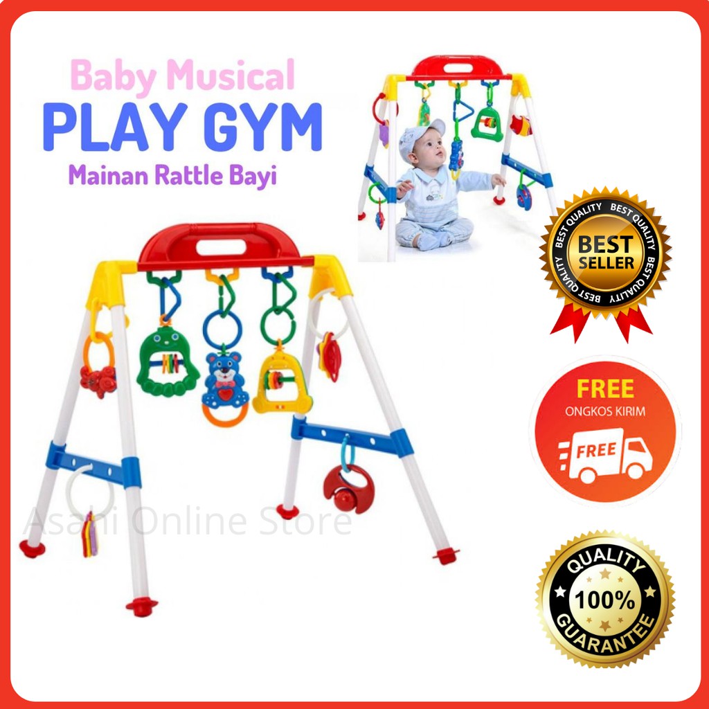 Jual Mainan Bayi Baby Play Gym Edukasi Laki Laki Perempuan Motorik ...