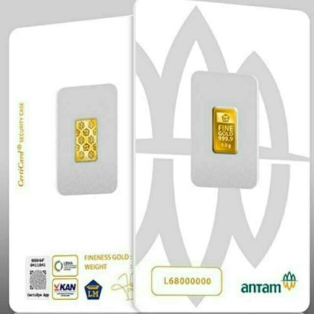 Jual Logam mulia ANTAM UBS press 1gr 2gr 0,5gr 3gr 5gr RM | Shopee ...