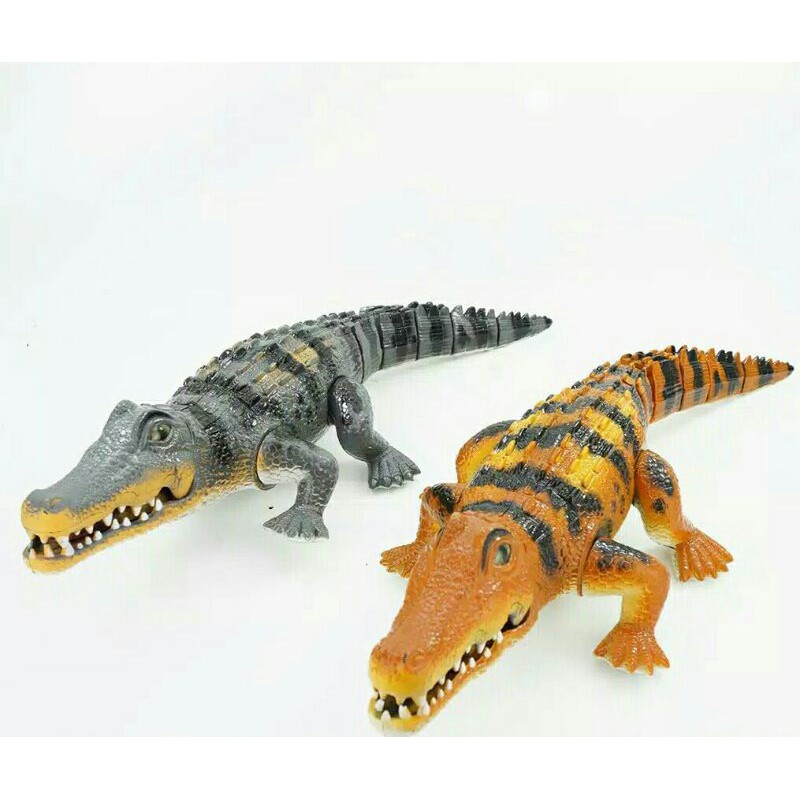 Jual Mainan Buaya Crocodile Baterai 3D Bisa Jalan | Shopee Indonesia