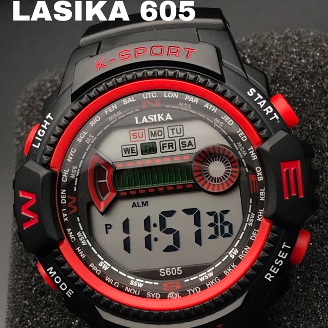 Jual Jam tangan sport digital lasika dewasa diameter 5cm | Shopee Indonesia
