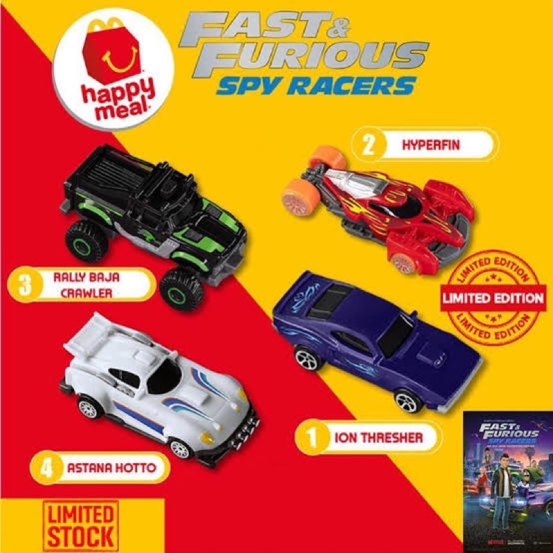 Jual Mainan : Happy Meal Toys Fast and Furious McDonald's | Shopee ...