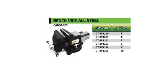 Jual bench vice ukuran 8" inch / ragum / catok / penjepit besi TEKIRO ...