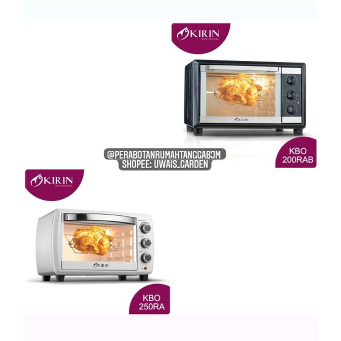 Jual kirin oven KBO 200 RAB L 20 liter / OVEN KIRIN LISTRIK KBO-250RA | Shopee Indonesia