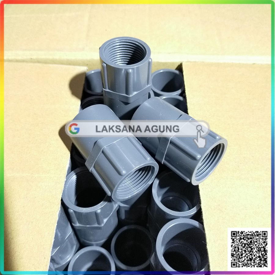 Jual Sok drat dalam SDD Pvc 3/4" murah | Faucet socket pvc 3/4 Inch ...