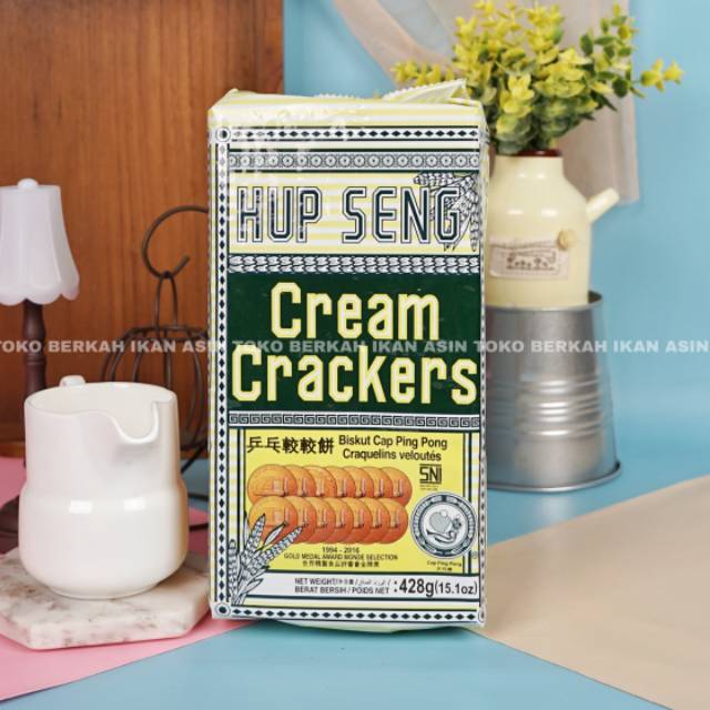 Jual Hup Seng Cream Creakers 428gr / Biskuit Hepsung Asin | Shopee ...