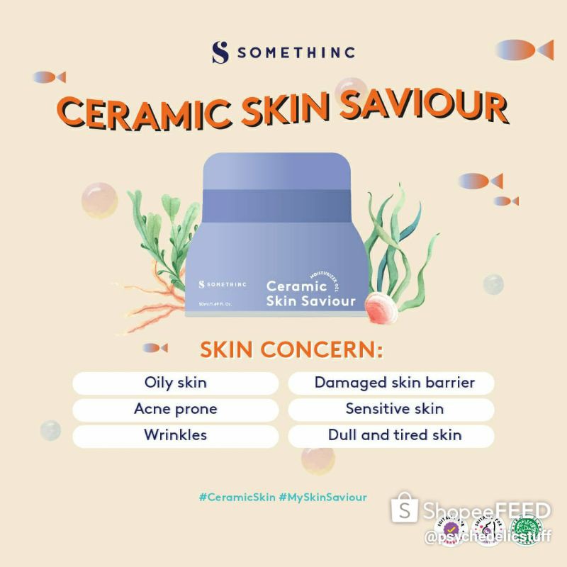 Jual Ceramic Skin Saviour Moisturizer Gel 25ml | Shopee Indonesia