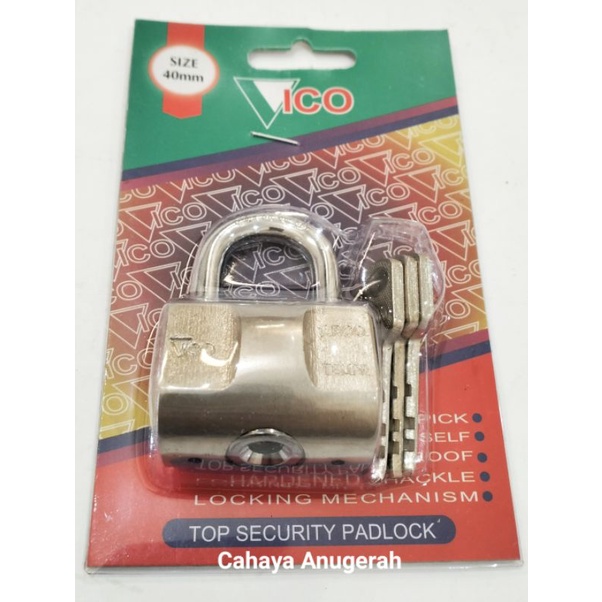 Jual Gembok Balok Vico LPD 40mm / Gembok Bagus Awet | Shopee Indonesia