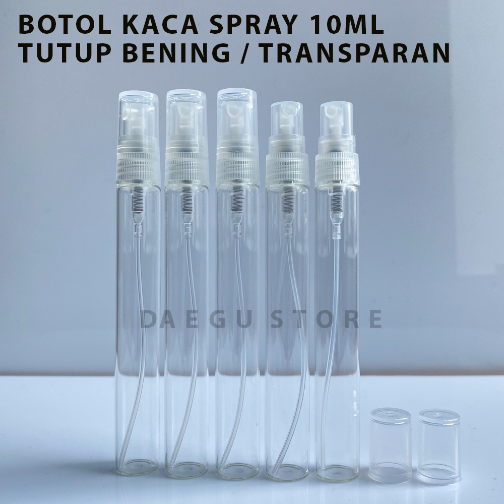 Jual Botol Spray Kaca 10ml Parfum Refill Vial Travel Size Tutup ...