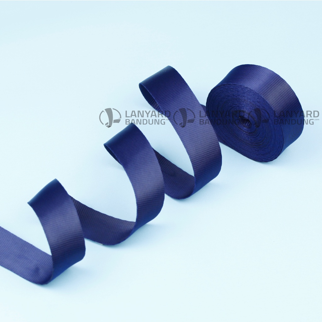 Jual TALI ROLL NYLON 2 cm / bahan lanyard polister nilon nylon / pita ...