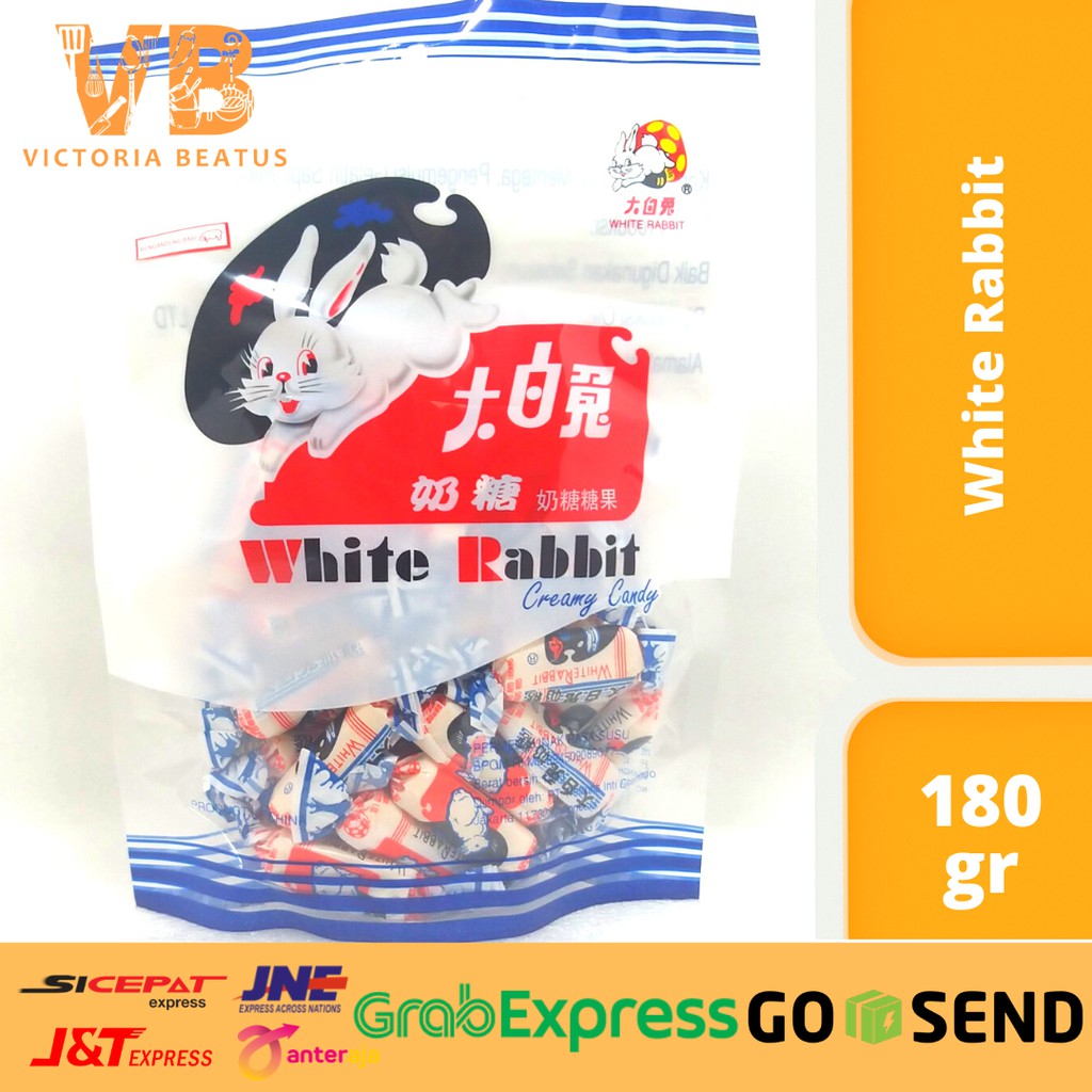 Jual WHITE RABBIT CREAMY CANDY / PERMEN WHITE RABBIT 180G (MENGANDUNG ...