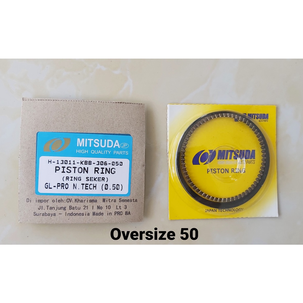 Jual Ring Piston Mitsuda GL PRO NEOTEK / TIGER Lama / GL Pro NT (KBB ...
