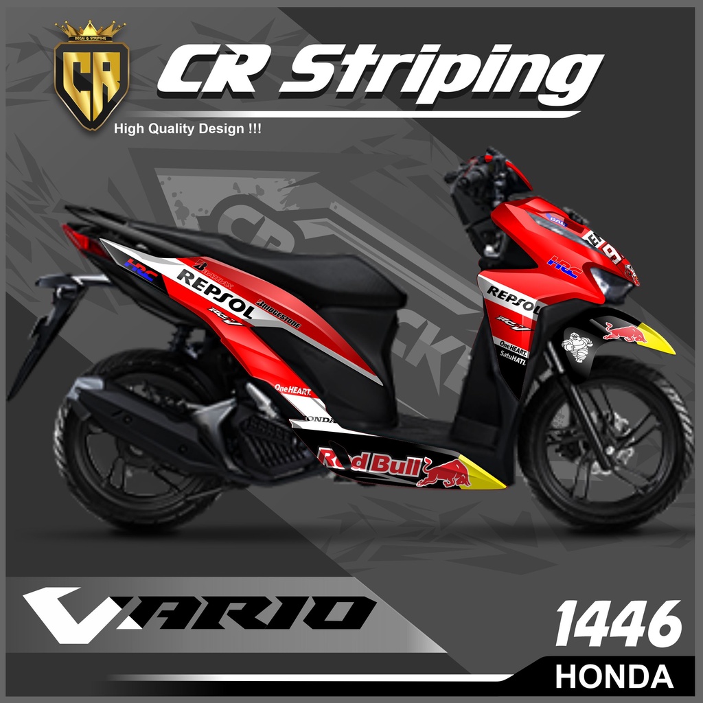 Jual Decal Sticker Honda Vario 125 150 Fullbody 2018 - Dekal All New ...