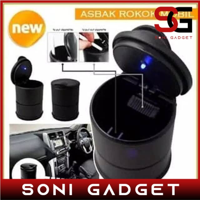 Jual ASBAK LED ASBAK INTERIOR MOBIL TEMPAT SAMPAH MINI LED MOBIL ...