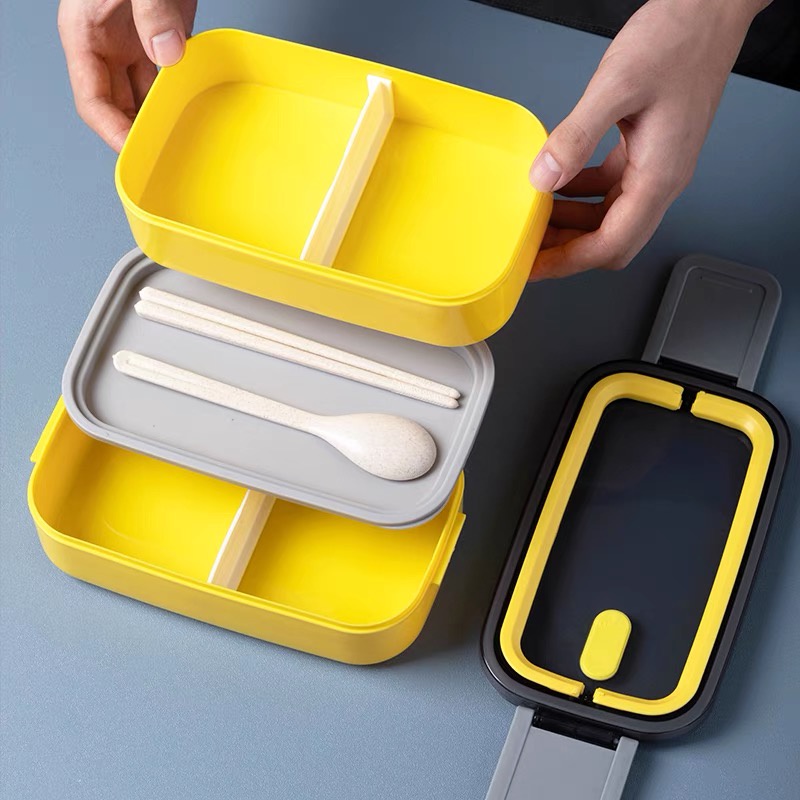 Jual LUNCH BOX SUSUN / LUNCH BOX 2 TINGKAT / KOTAK BEKAL MAKAN ...