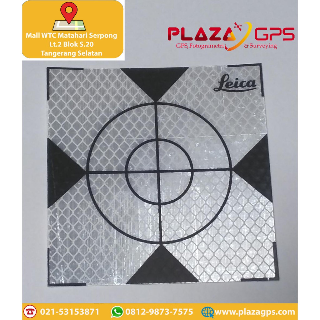 Jual Leica Reflective Tape Target / Reflector Sheet 10x10cm | Shopee ...