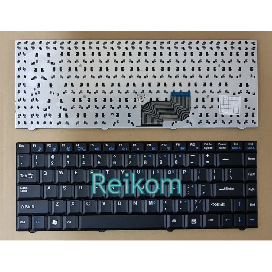 Jual KEYBOARD KIBOT KIBOARD KEYPAD LAPTOP AXIOO AXIO ZETTA ZETA JFT00 ...
