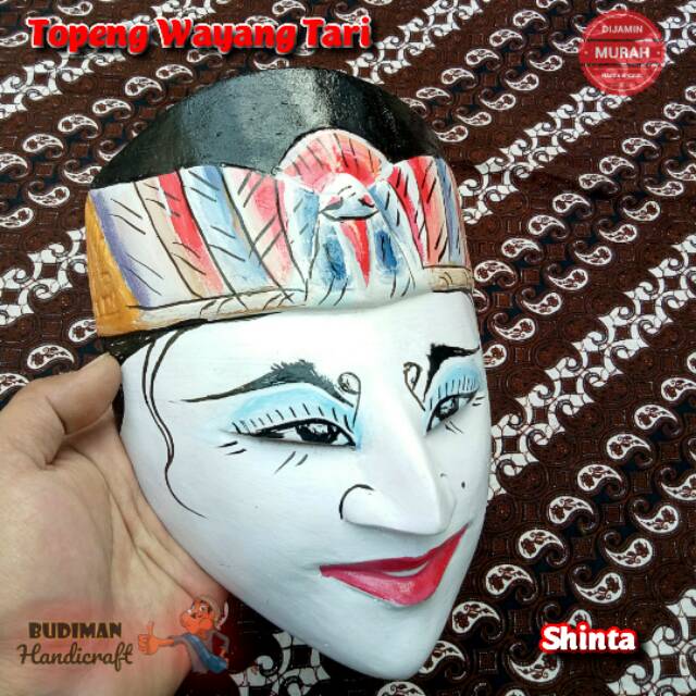 Jual Topeng Wayang Tari Klana Karakter Shinta | Shopee Indonesia