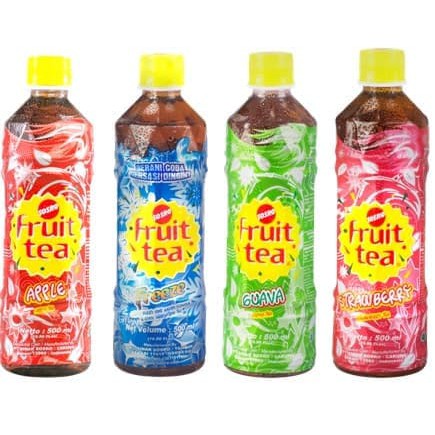 Jual FRUIT TEA BOTOL SEMUA RASA 500 ML ISI 12 | Shopee Indonesia