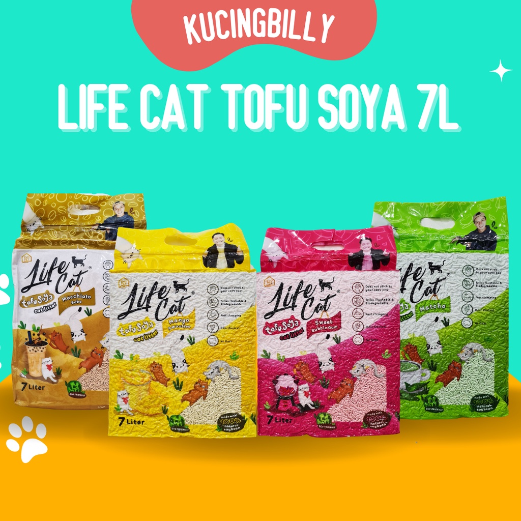 Jual Life cat tofu soya 7L pasir kucing | Shopee Indonesia