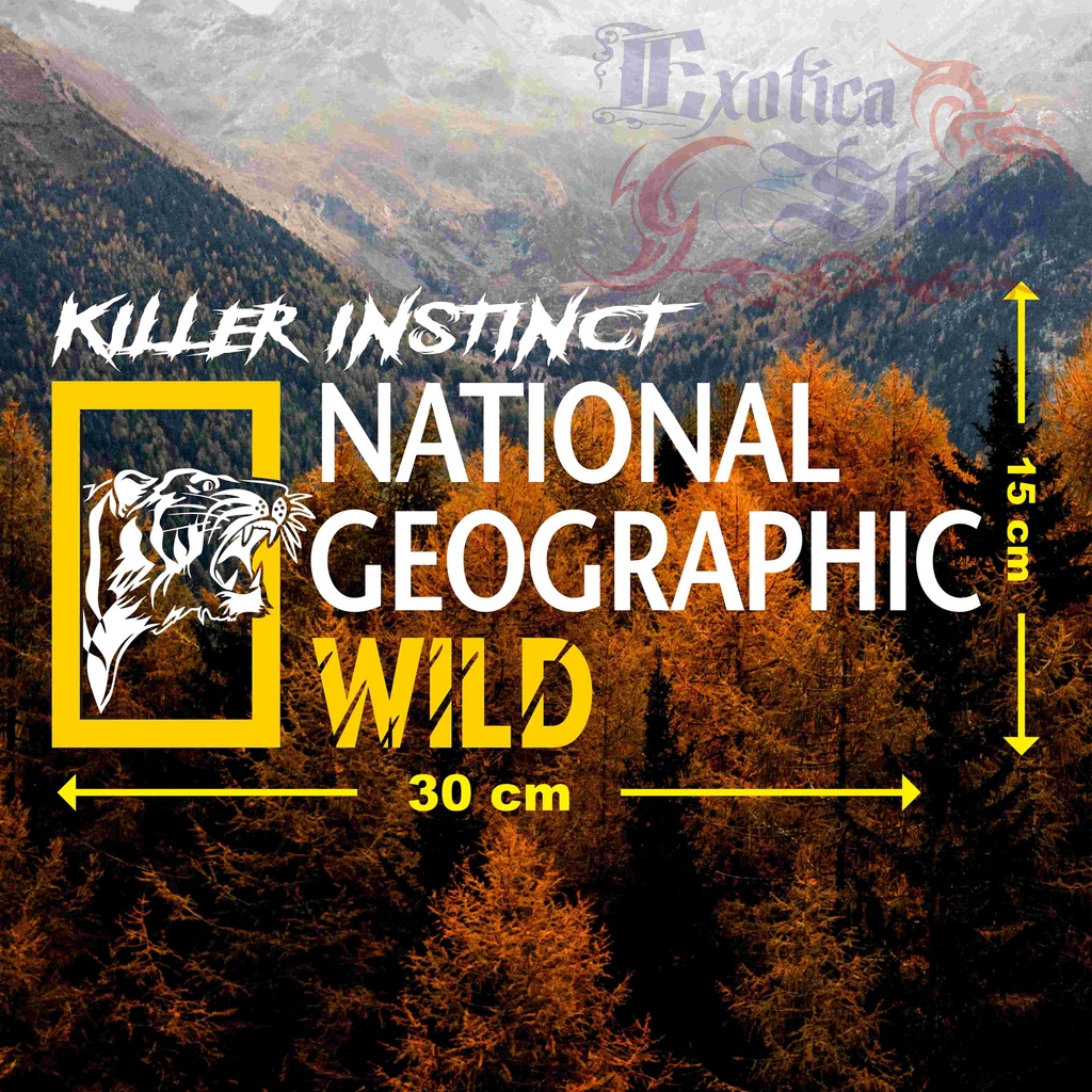 Jual sticker national geographic wild killer | Shopee Indonesia