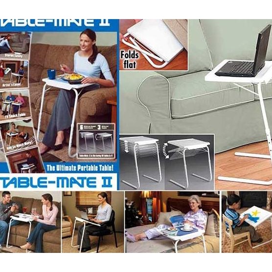 Jual Table Mate II Meja Laptop Makan Belajar Portable Lipat Multi Fungsi | Shopee Indonesia