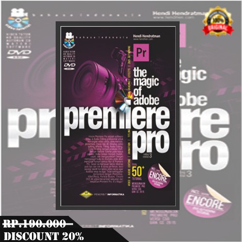 Jual BUKU The Magic of Adobe Premiere Pro + DVD (Revisi 3) | Shopee ...