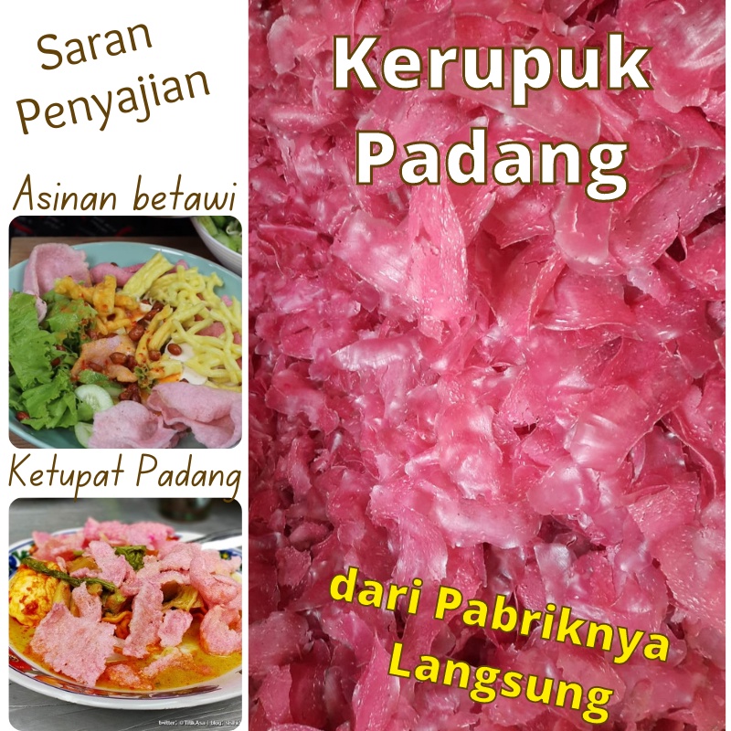 Jual Kerupuk Merah Asli Padang 250gr netto | Shopee Indonesia